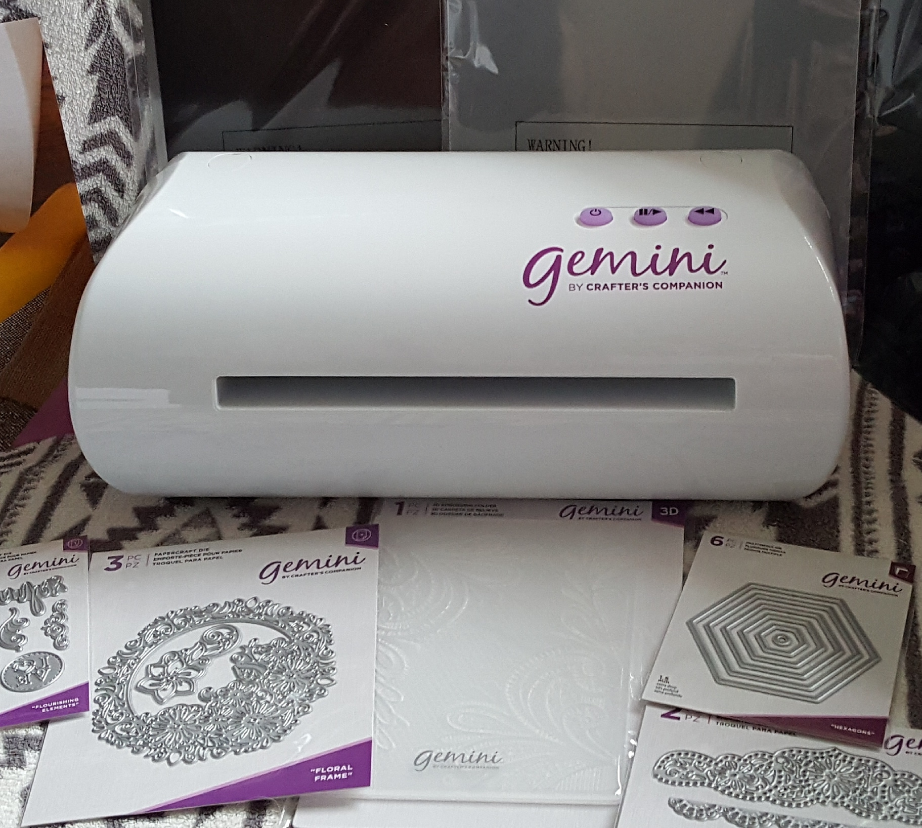 Playing with my New Gemini Machine by Crafter’s Companion – pure joy ...